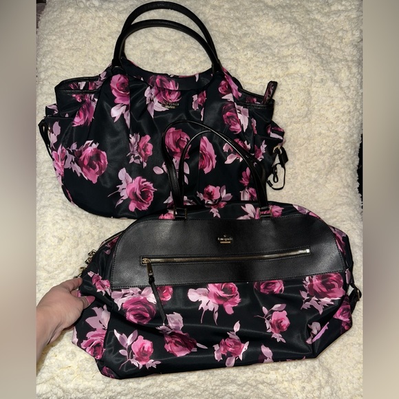 kate spade | Bags | Kate Spade Rose Travel Set | Poshmark
